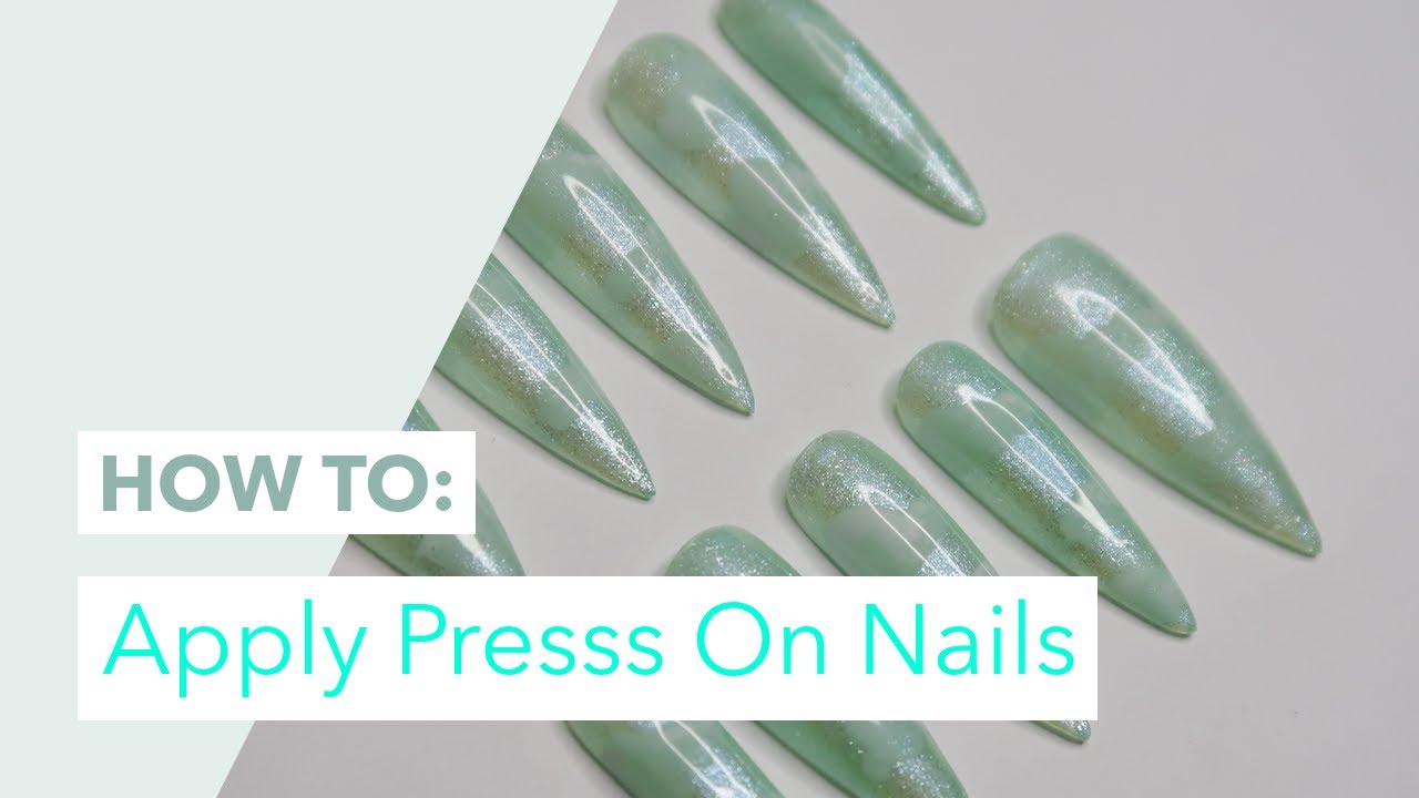 how to apply press on nails - YouTube