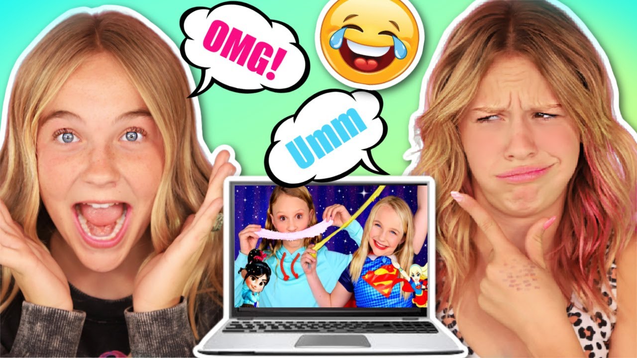 Reacting to our First YouTube Video with My Best Friend! Funny and ...