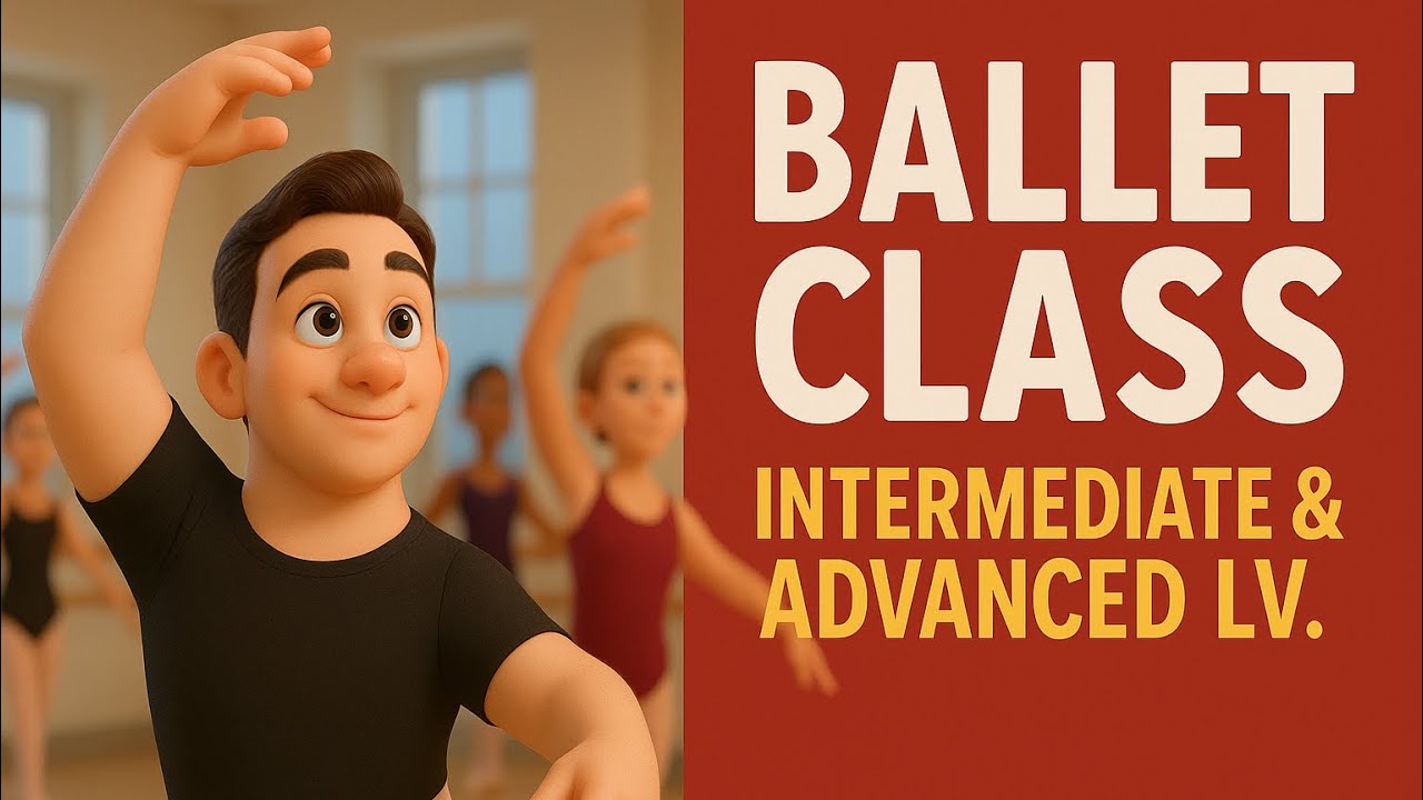 Ballet class intermediate, advanced LV. - YouTube