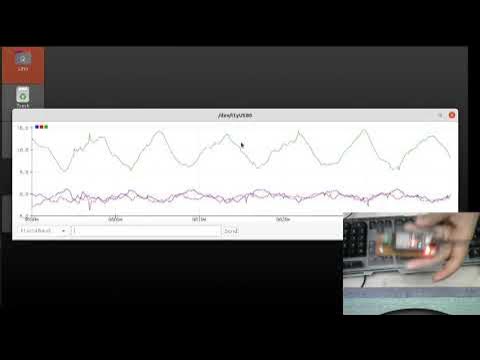 Accelerometer signal reading and computer interface - YouTube