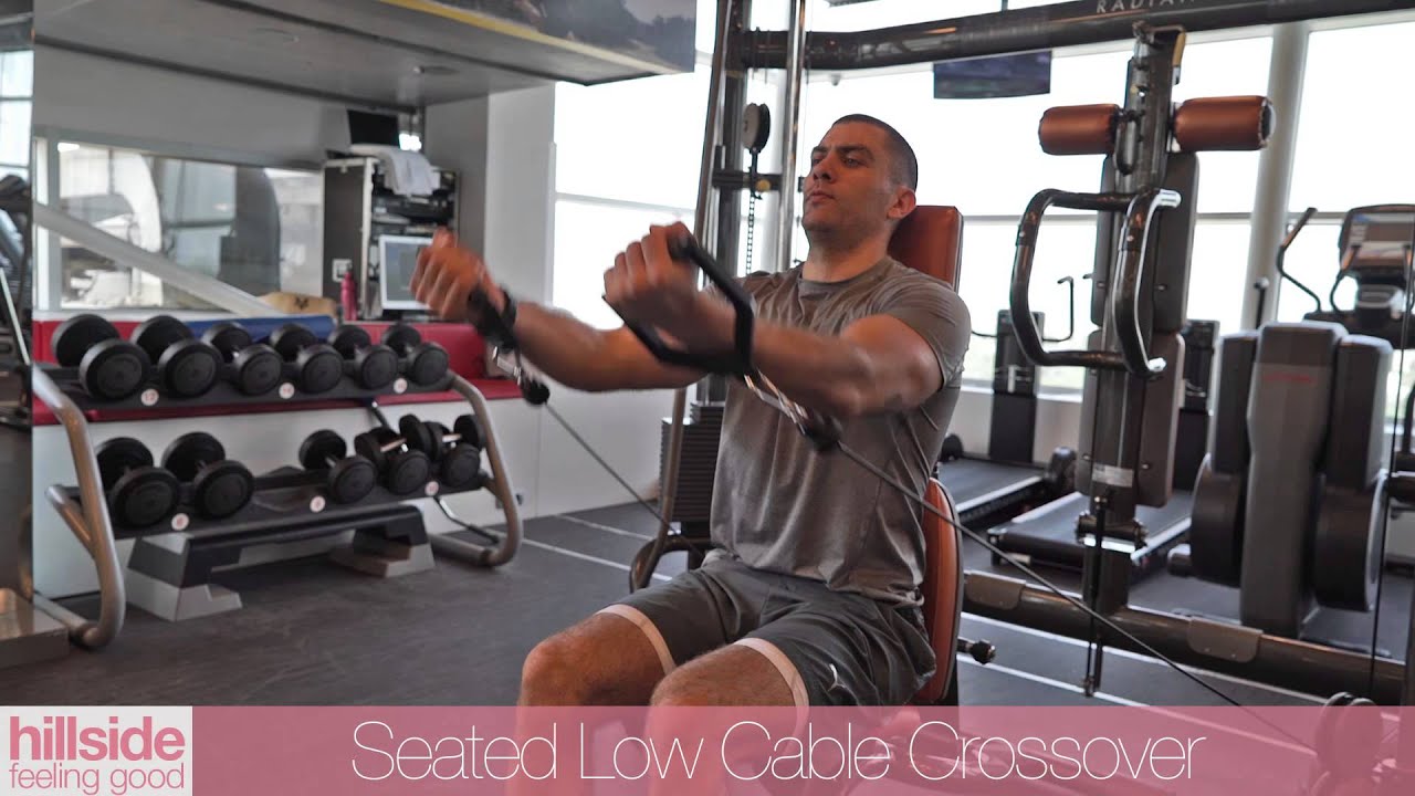 Seated Low Cable Crossover - YouTube