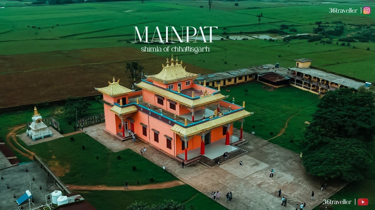 Mainpat shimla of chhattisgarh | droneshot | monastery | waterfall ...
