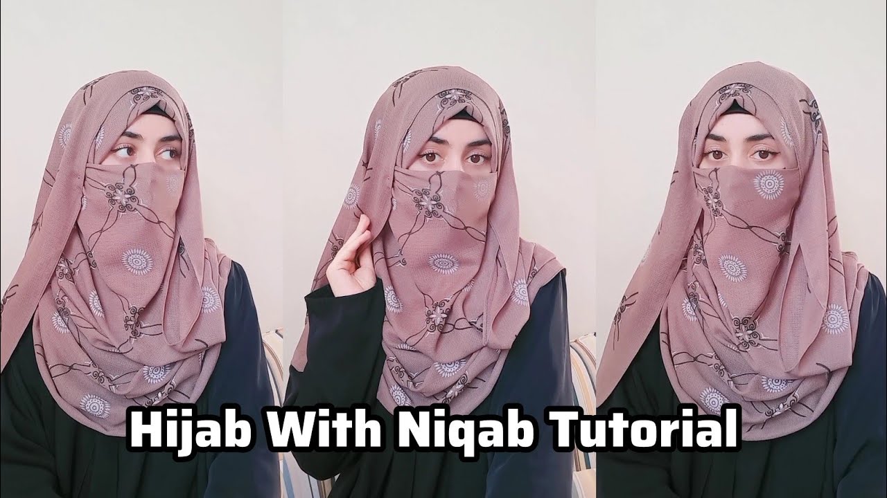 Instant Hijab with Niqab Tutorial || Hijab Style || Full Coverage ...