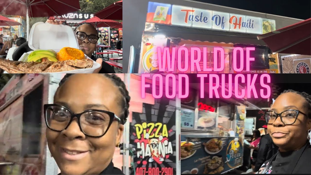 Our First Night Out In Orlando Having Dinner At Food Truck World ( 2025 ...