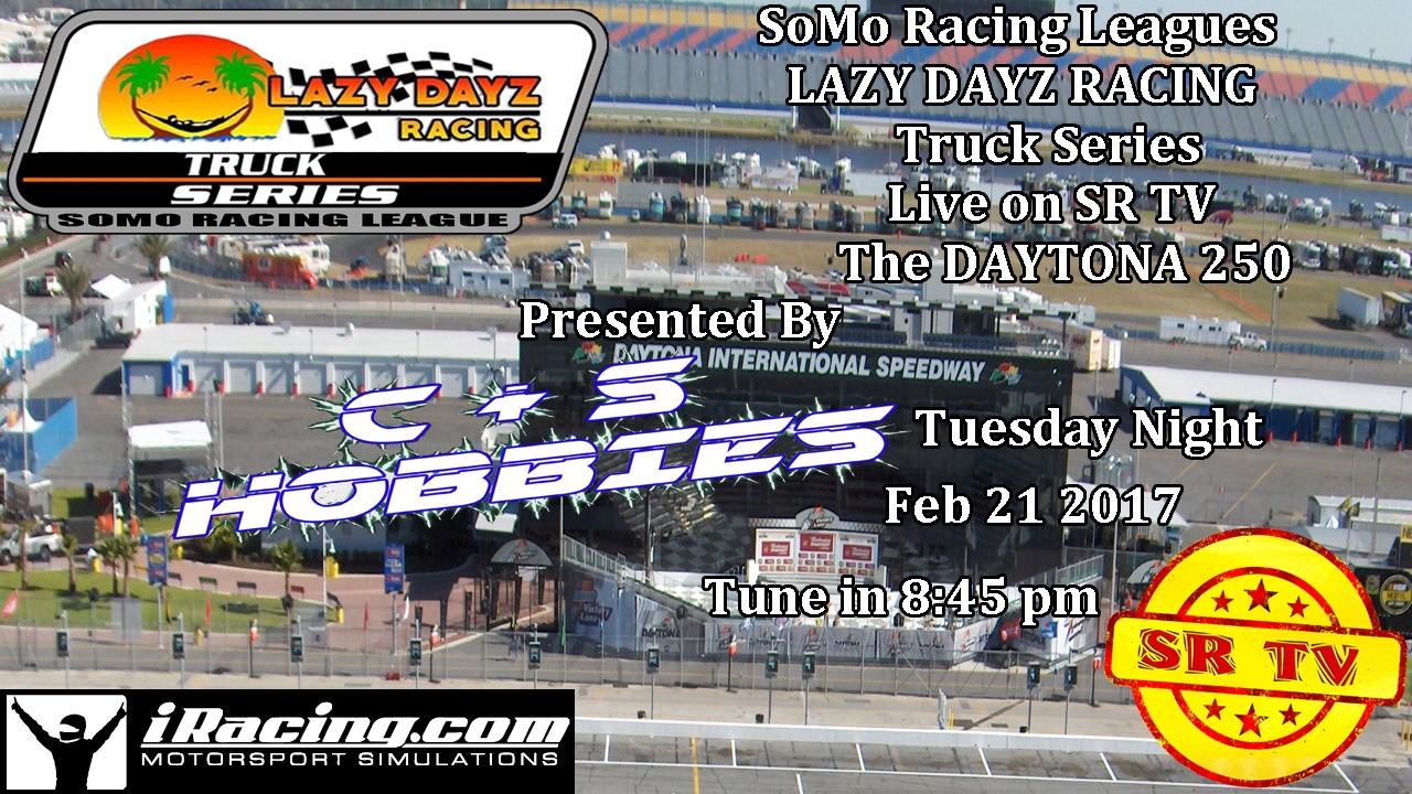 SoMo Racing League LDR Trucks DAYTONA 250 2017 - YouTube