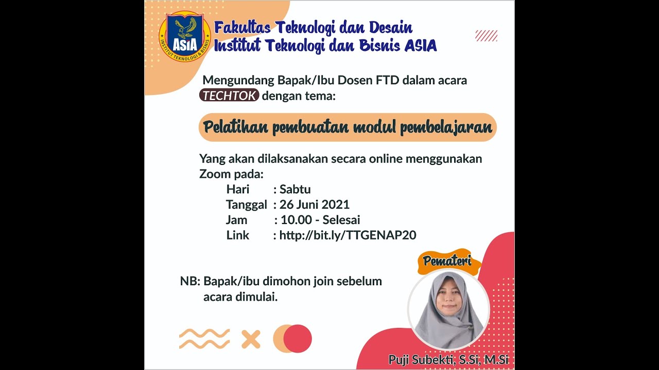 Tips dan Trik Membuat Modul Pembelajaran Mata Kuliah yang Menarik - YouTube