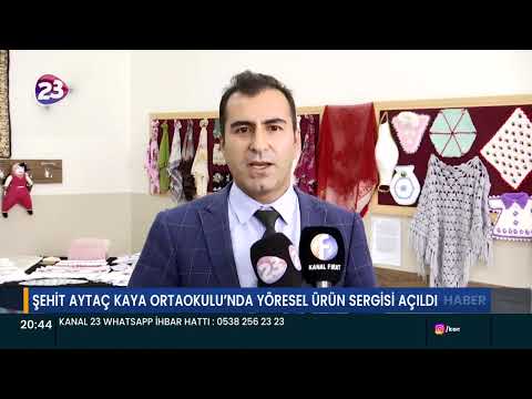 ŞEHİT AYTAÇ KAYA ORTAOKULU’NDA YÖRESEL ÜRÜN SERGİSİ AÇILDI