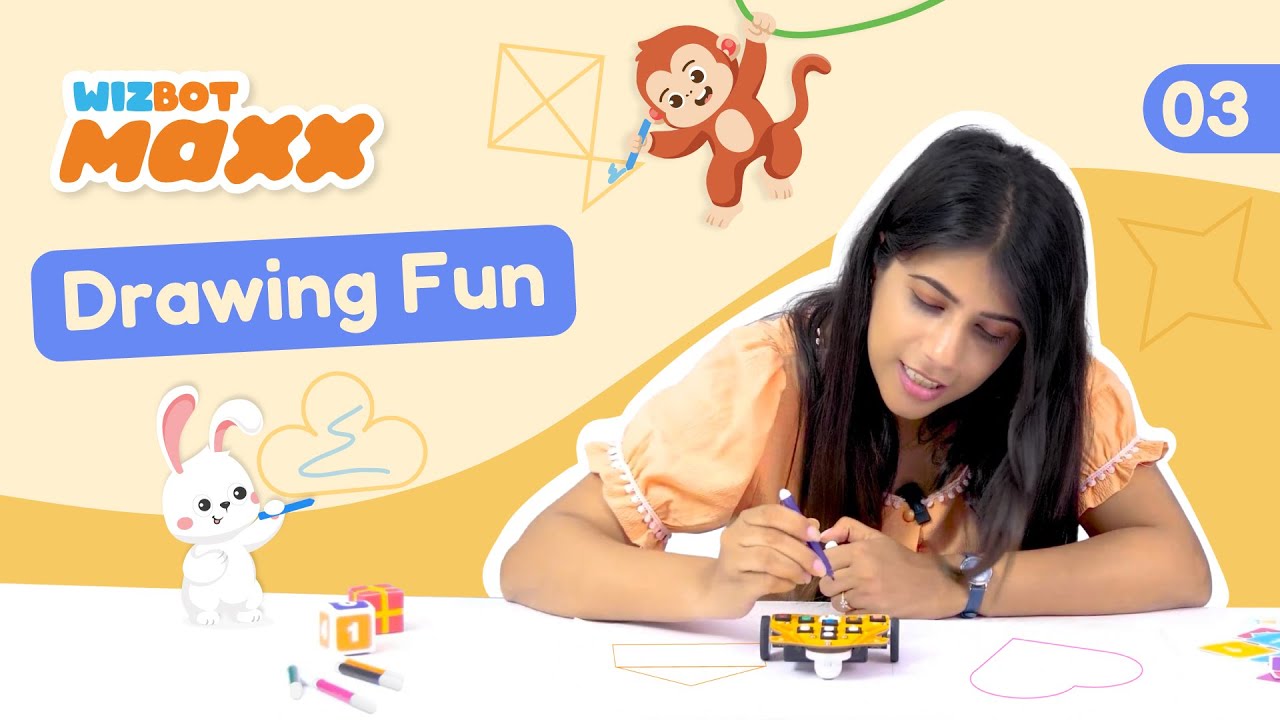 Ep3: How to Draw with Wizbot Maxx | Coding and Drawing Activity | For ...