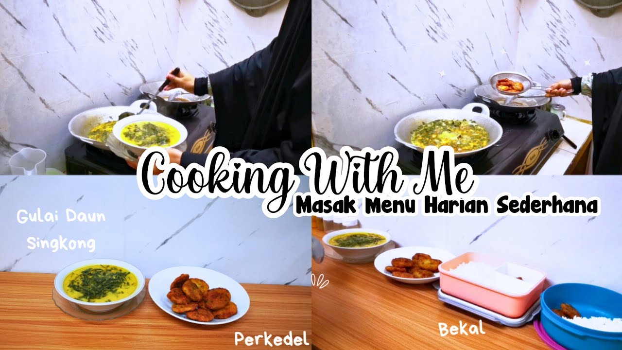 COOKING WITH ME ‼️MASAK MENU HARIAN SEDERHANA DI DAPUR KONTRAKAN @IwieDaily - YouTube