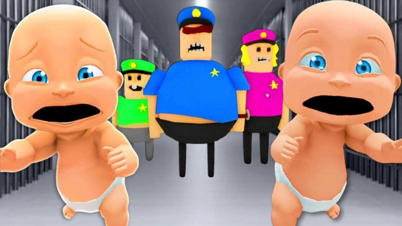Babies Escape COP FAMILY! - YouTube