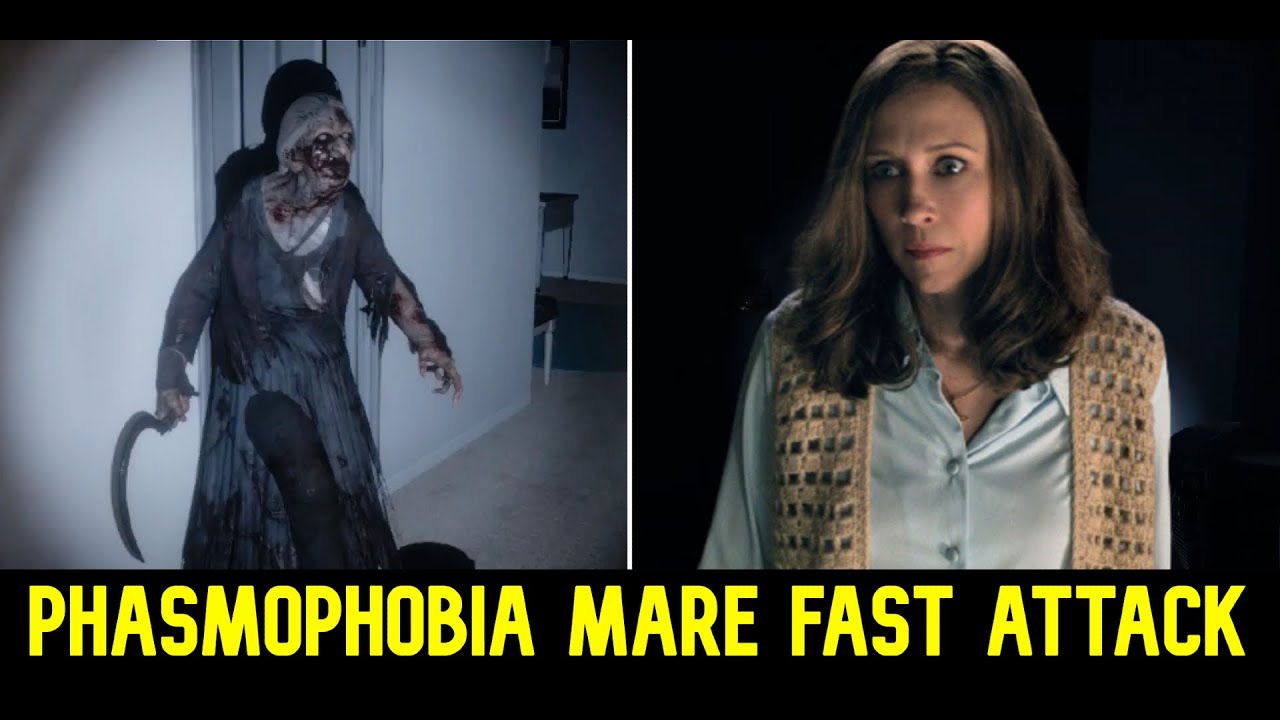 Phasmophobia Ghost Mare Fast Attack😱Scary Moment - YouTube