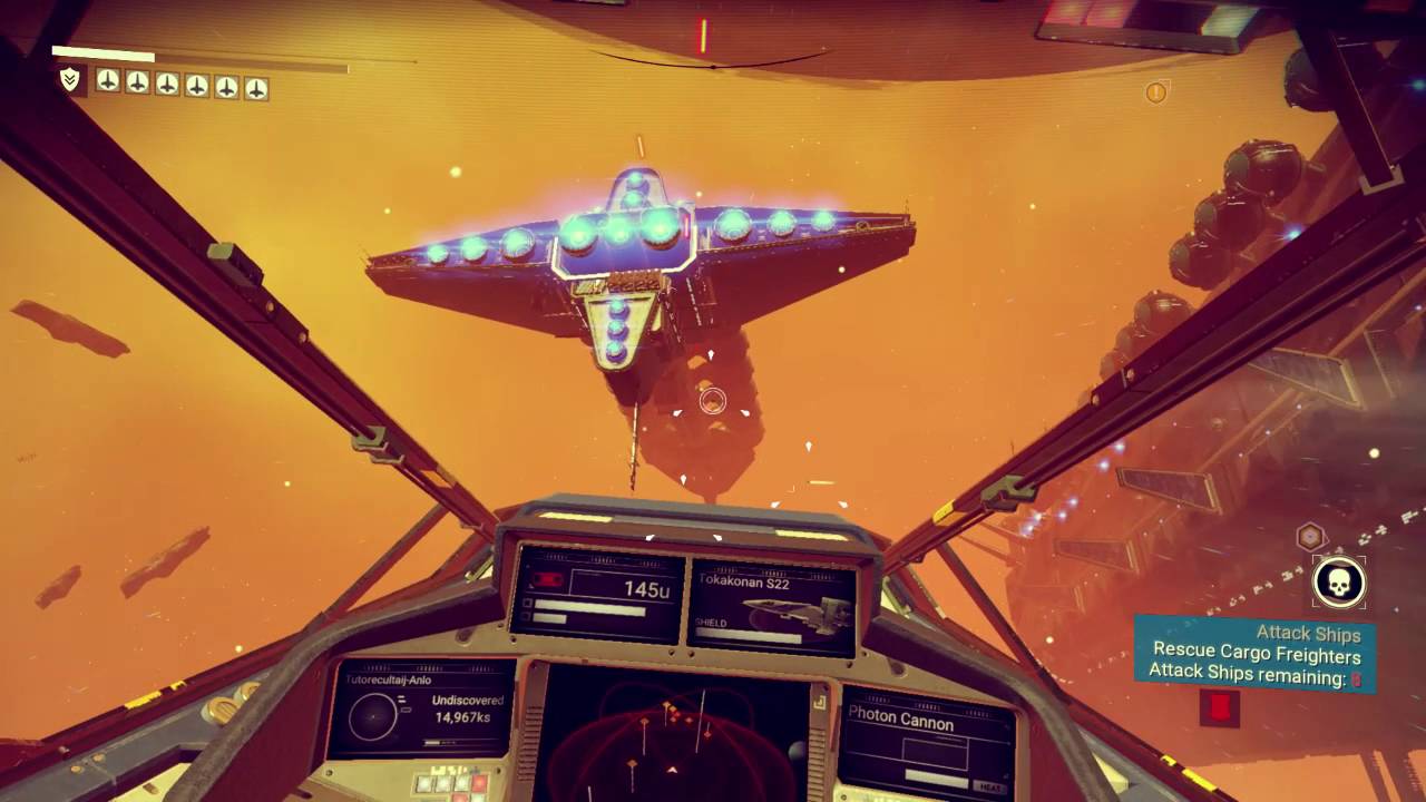 NMS space battle - YouTube