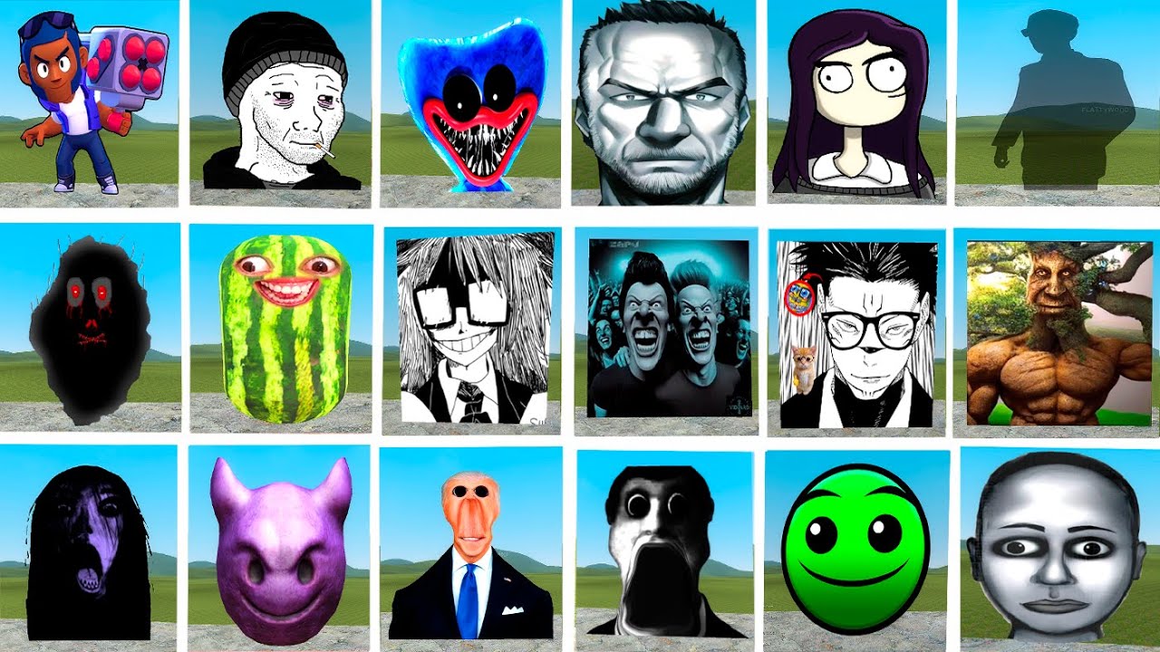 RANDOM OF ALL THE NEXBOTS #17 \Nextbots\ Gmod! Garry's Mod! - YouTube