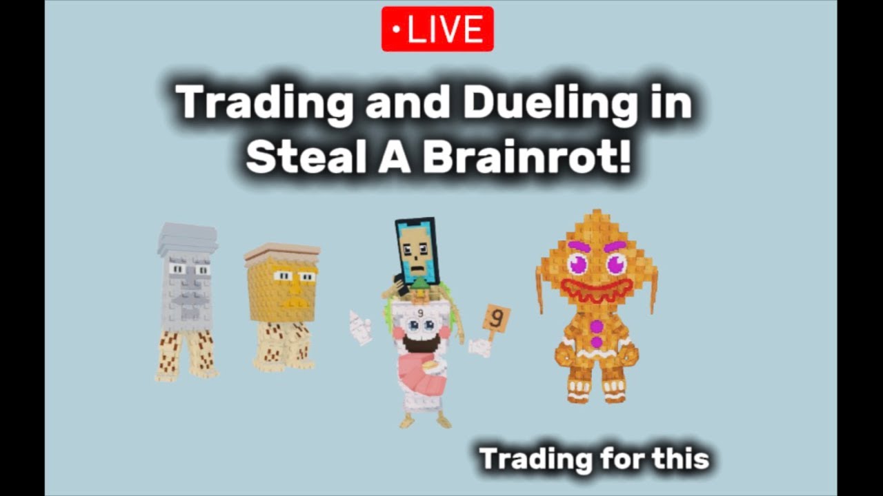 Trading and Dueling in SAB with SUBS #stealabrainrot #roblox - YouTube