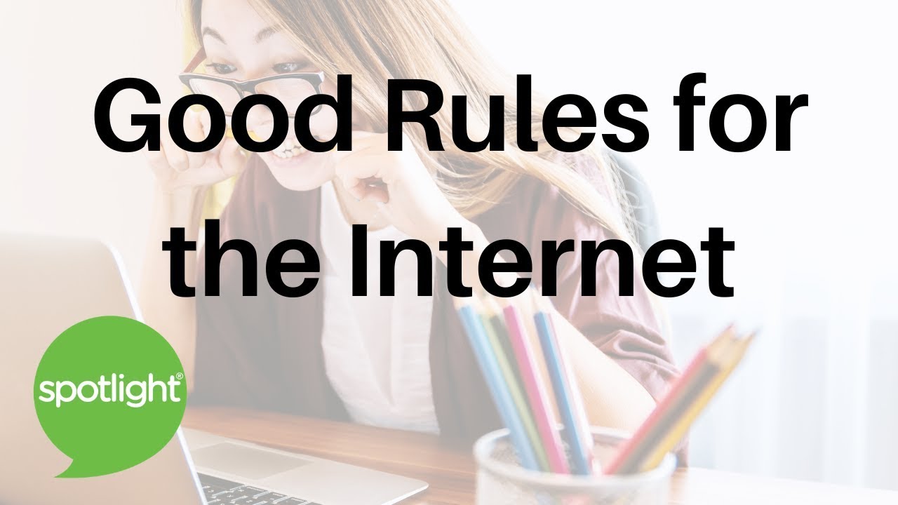 Good Rules for the Internet | practice English with Spotlight - YouTube
