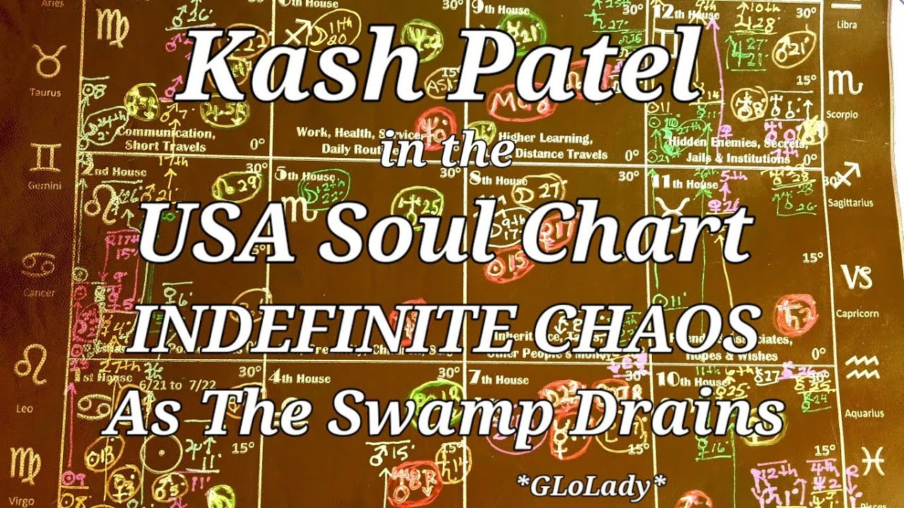 KASH PATEL in the USA Soul Chart As The Swamp Drains @GLoLady - YouTube