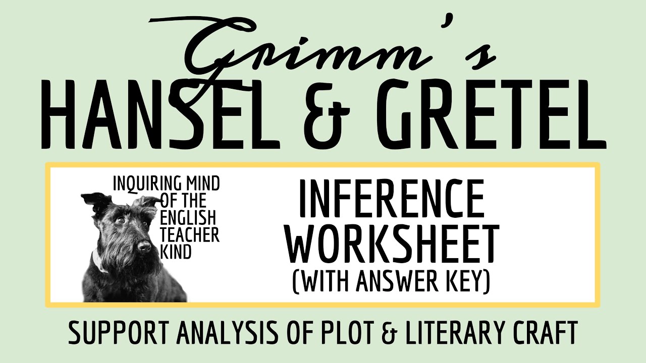 "Hansel and Gretel" by the Brothers Grimm Close Reading Analysis ...