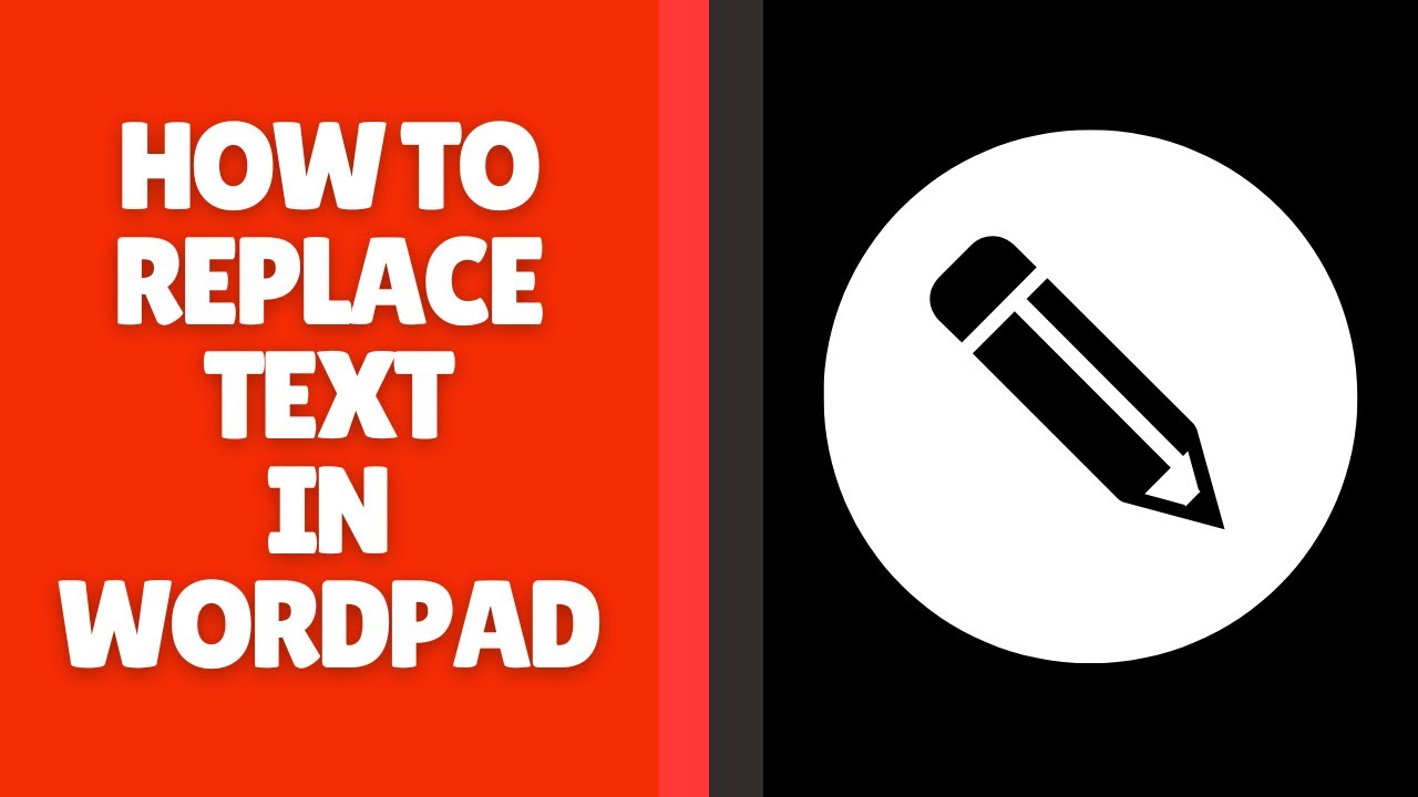 How to Replace Text in WordPad - Quick Find and Replace Guide - YouTube