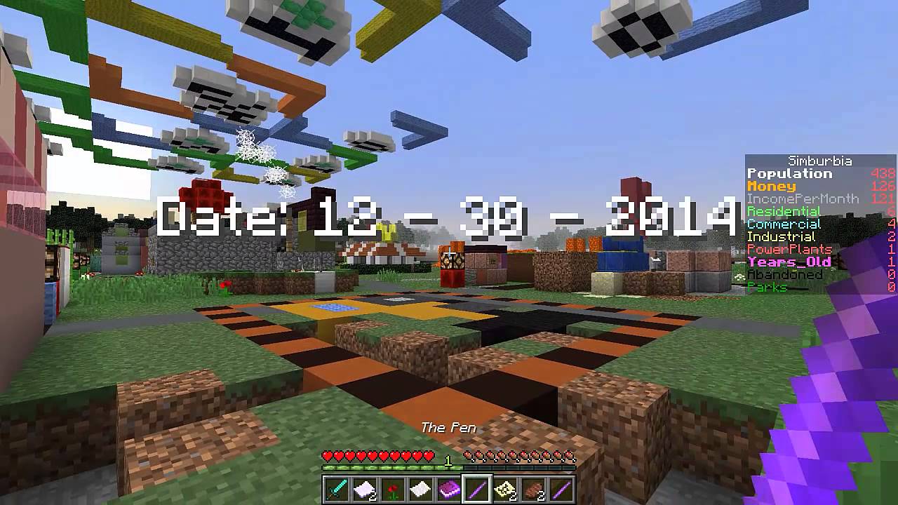 Sim City in Minecraft - Simburbia - Ep.03 - YouTube