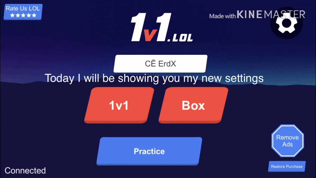My new SETTINGS for 1v1.LOL mobile - YouTube