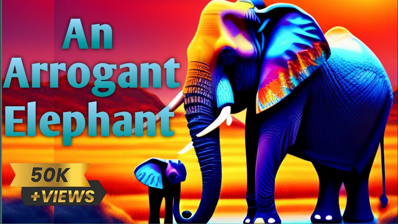 An Arrogant Elephant ll ElephantCartoon ll Englishstoriesforkids ll ...