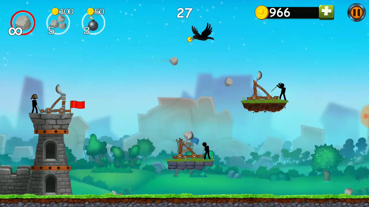 The Catapult - Android game - Action Game - YouTube