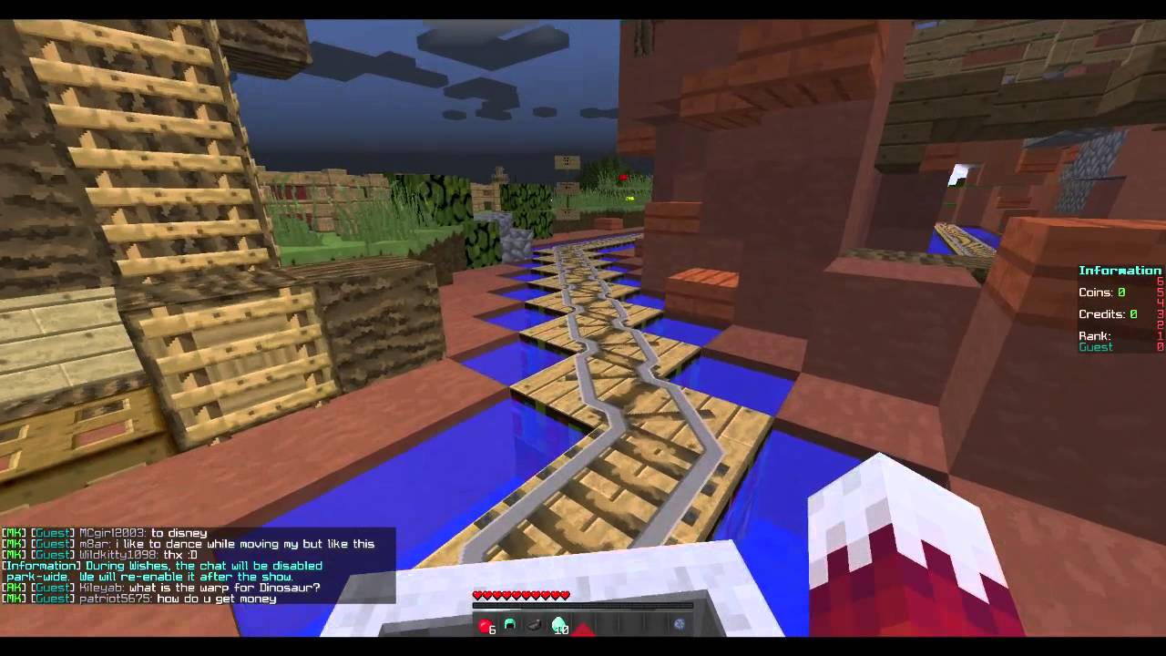 Minecraft Roller coaster. FNAF fun! - YouTube