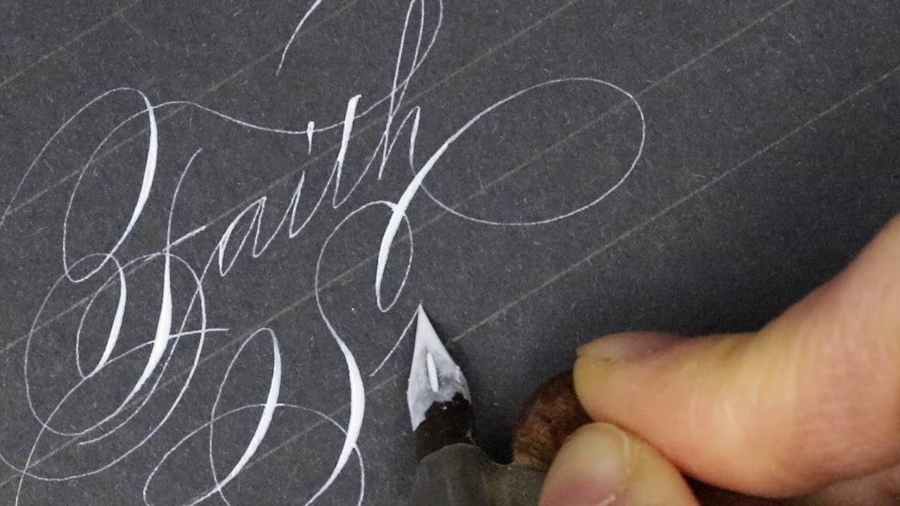Writing "Faith Sight" by Master Penman Connie Chen - YouTube