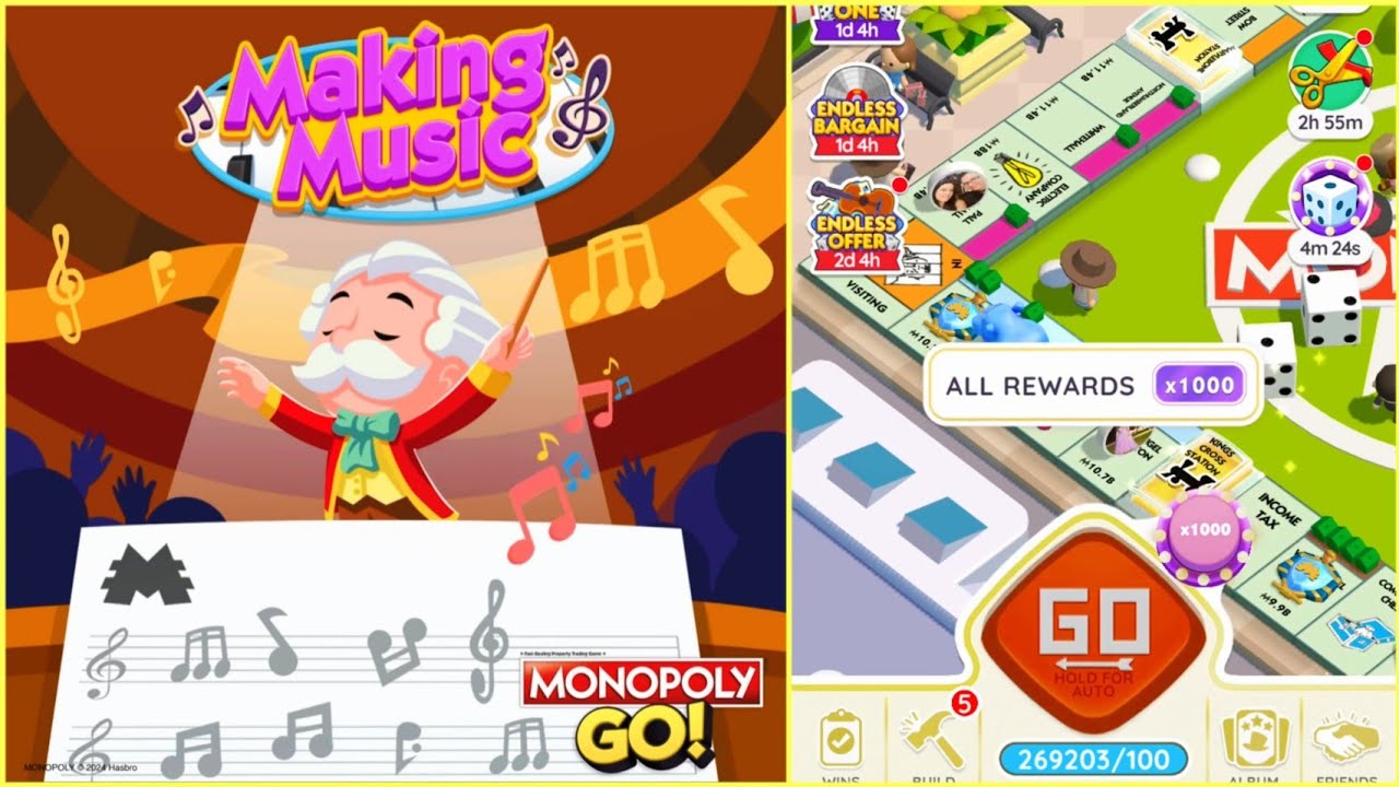 Monopoly Go: Making Music Sticker Album is tuning up and ready to hit ...