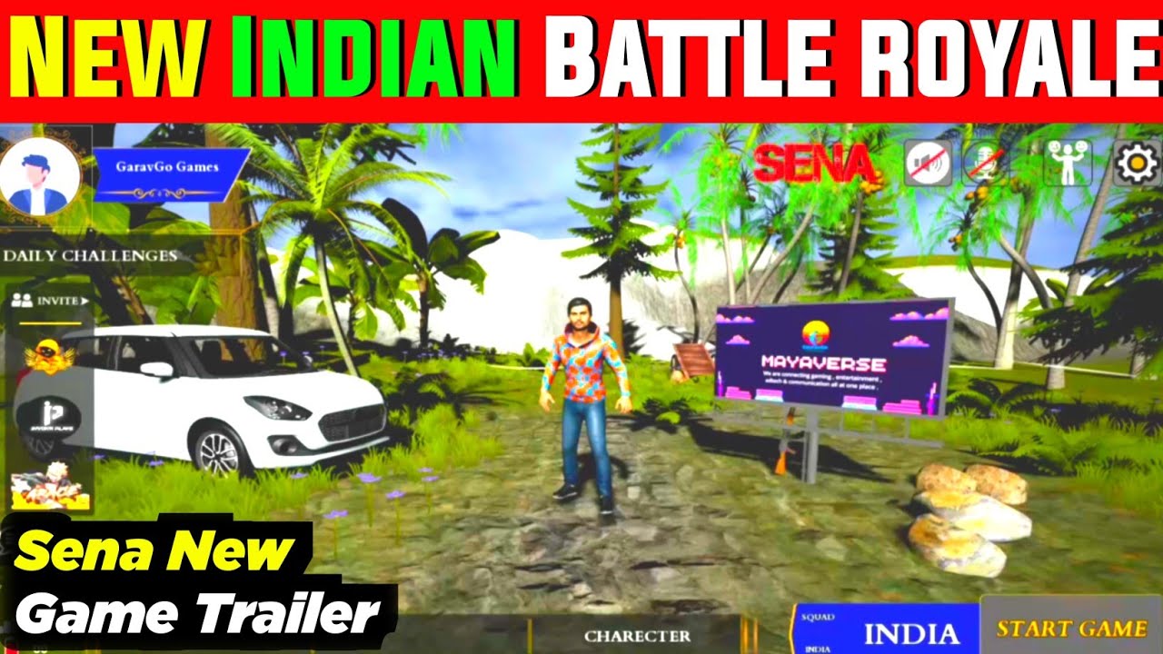 Sena indian battle royale game play | Sena New upcoming battle royale ...