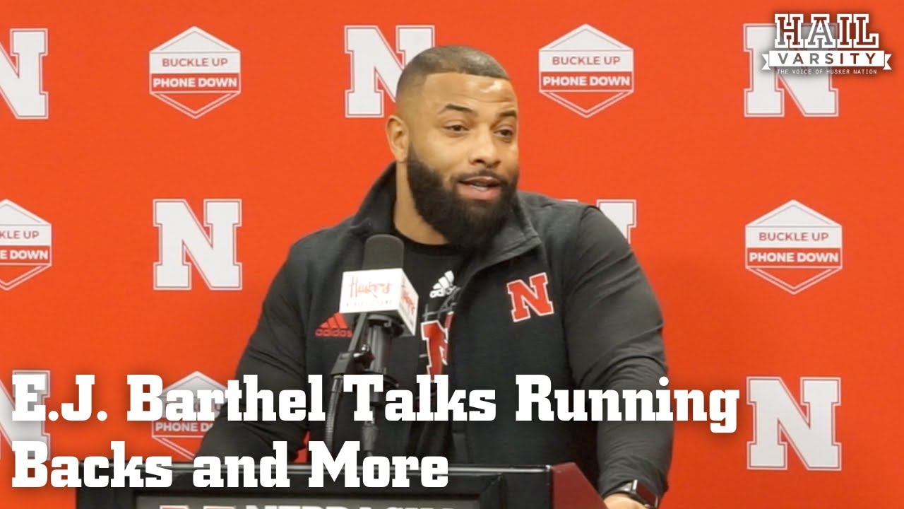 Nebraska Football: E.J. Barthel Talks Running Backs and More - YouTube