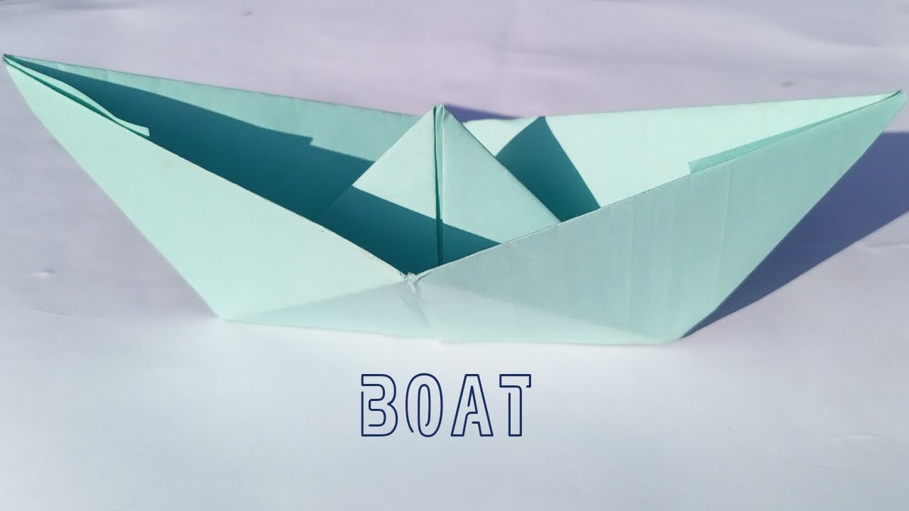 How To Make a Paper origami Boat That Floats | Boat That Floats In ...