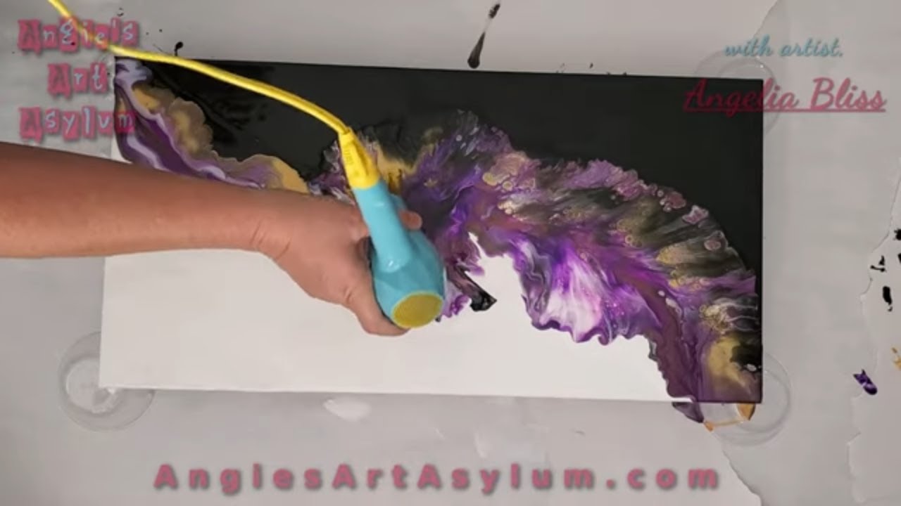 38.Fail to Fabulous!! Black and white split base with Purples!! This ...