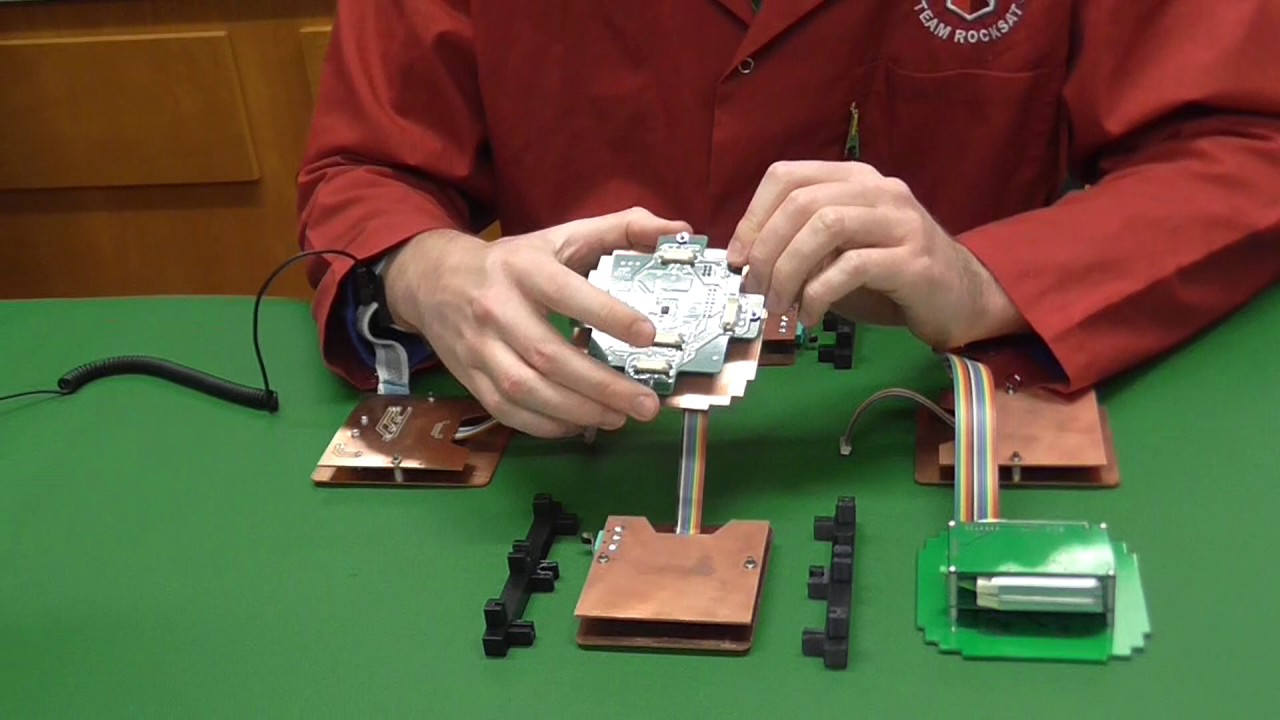 NNU's MakerSat-1 CubeSat Assembly - YouTube