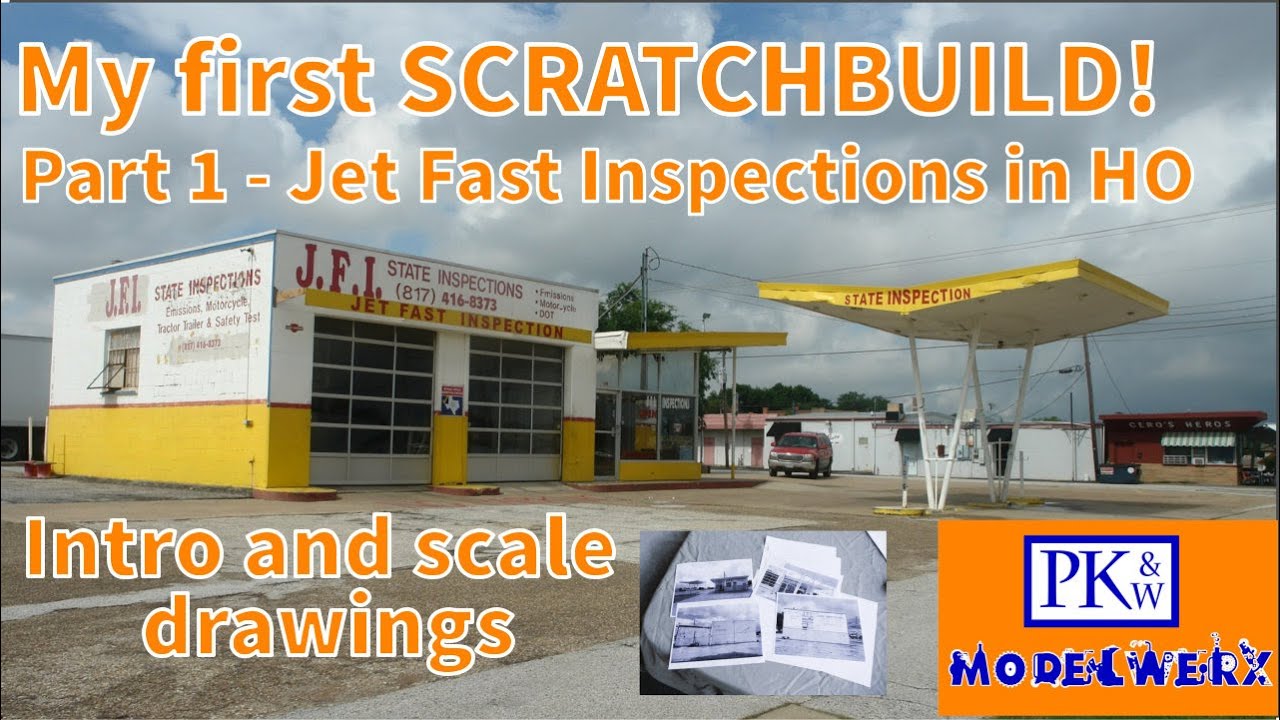 First SCRATCHBUILD! Jet Fast Inspections in HO scale. Part 1. - YouTube