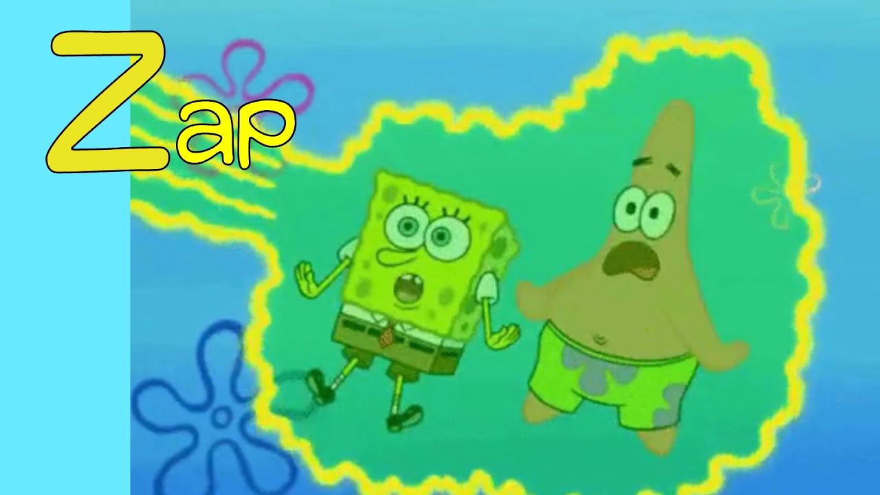 Spongebob and Patrick just got Zap! ⚡Phonics Song | Kidzstation - YouTube