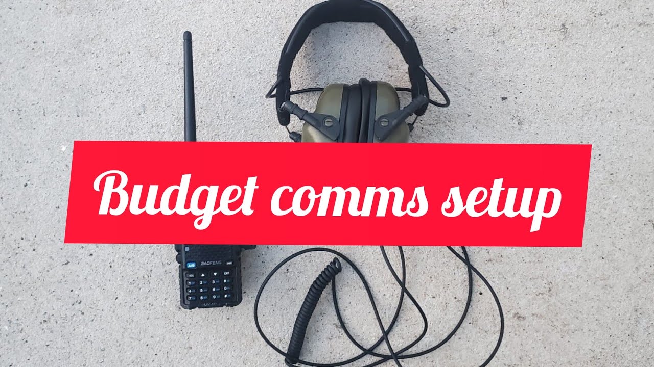 Budget Comms setup! Civilian comms. - YouTube