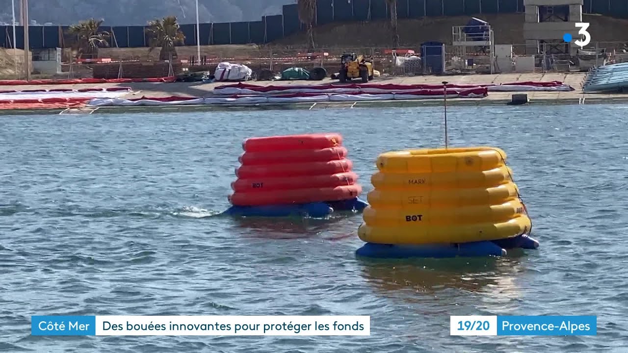 Marseille : des bouées innovantes pour protéger les fonds marins - YouTube