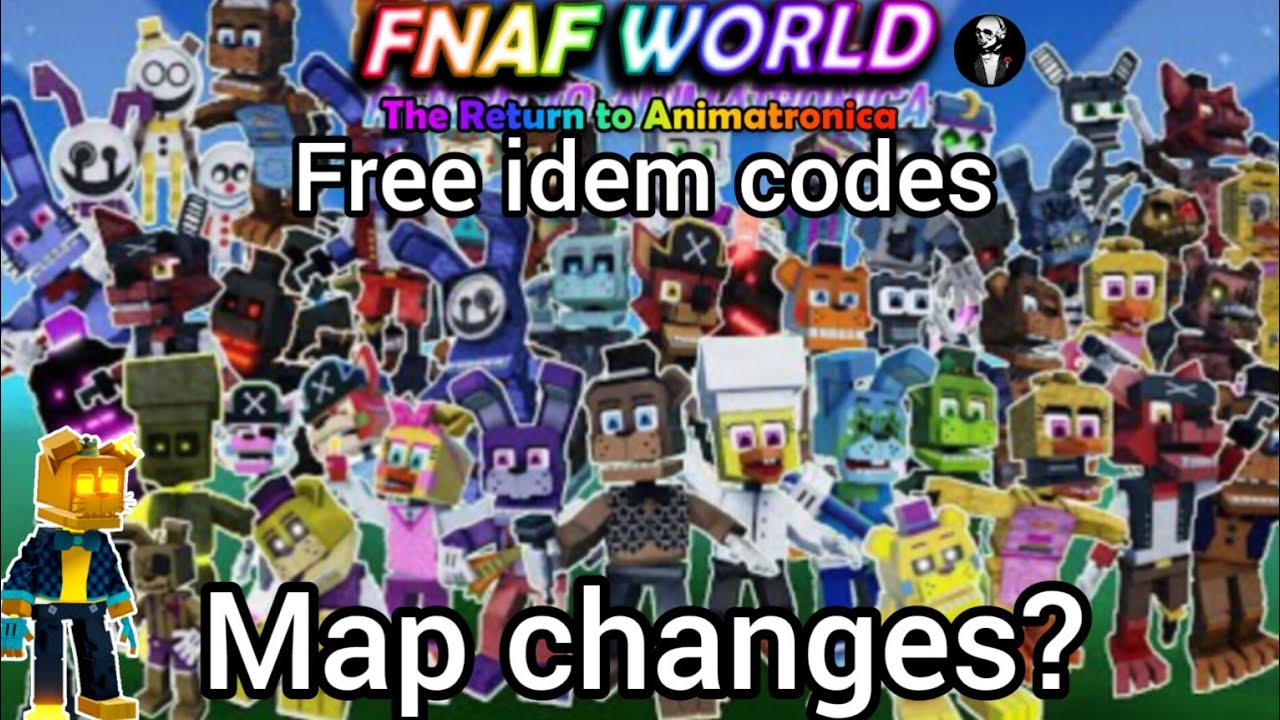FNAF World return to Animatronica Free codes - YouTube