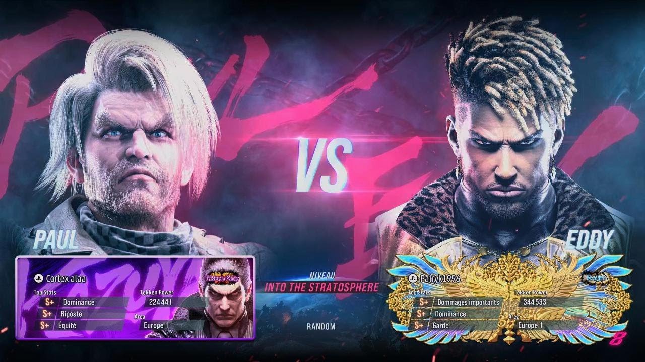TEKKEN 8 Cortex Alaa (Paul) vs (Eddy) patryk1996 Ranked - YouTube