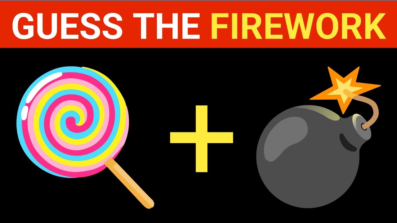 Can you guess the firework by emoji? |Firework guessing challenges ...