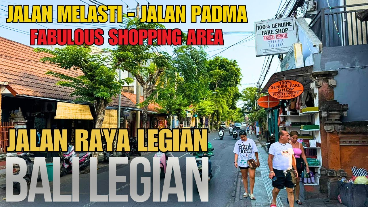 Bali Legian Street Walking Tour Today Jalan Raya Legian - YouTube