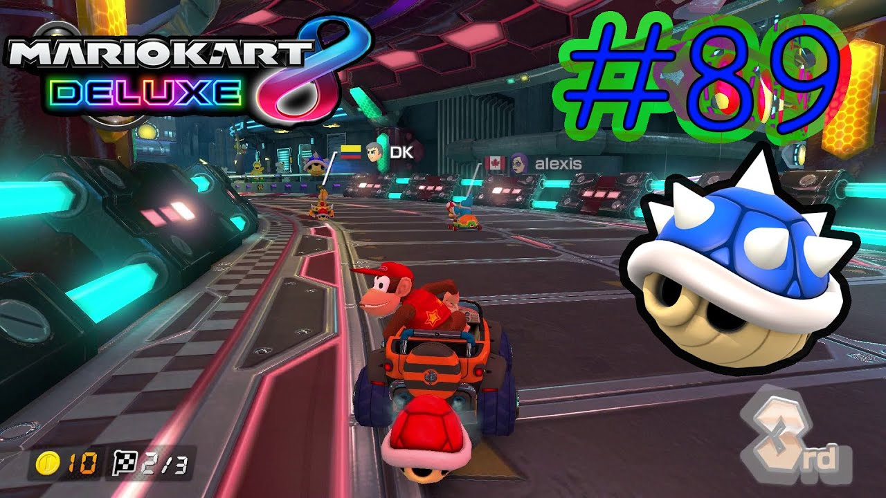 I'm not getting hit by those Blue Shells!! - Mario Kart 8 Deluxe #89 ...