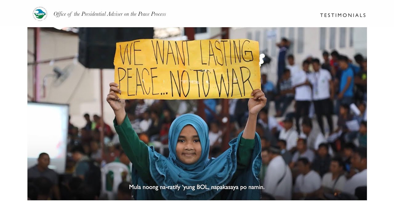 The journey of the Office of the Presidential Adviser on the Peace ...