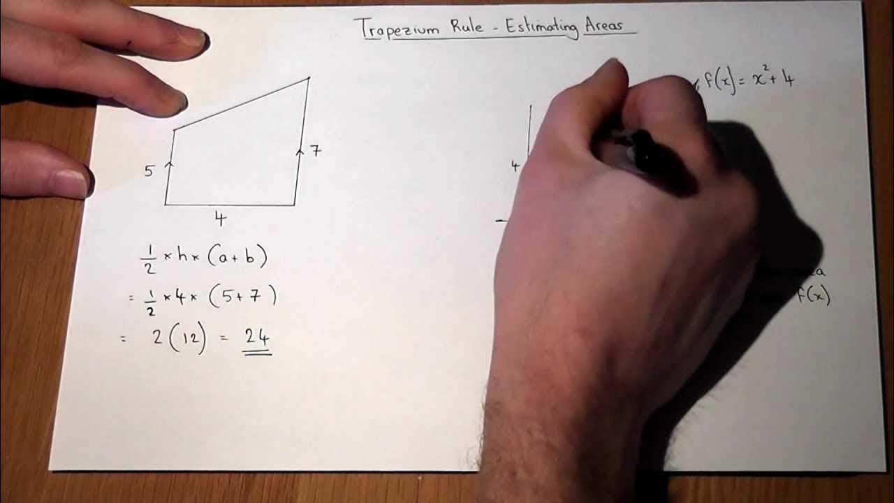 Trapezium Rule for estimating areas - AS and A-level Maths - YouTube