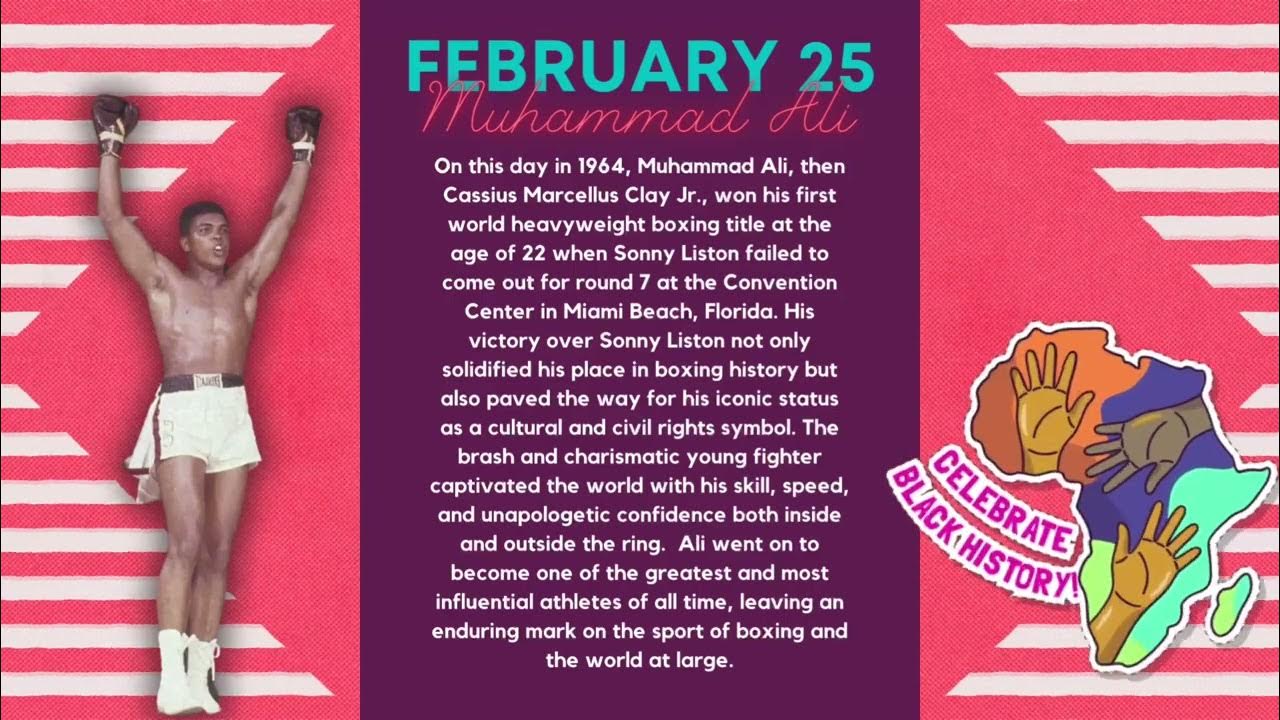 Feb 25 Muhammad Ali - Today in Black History - YouTube