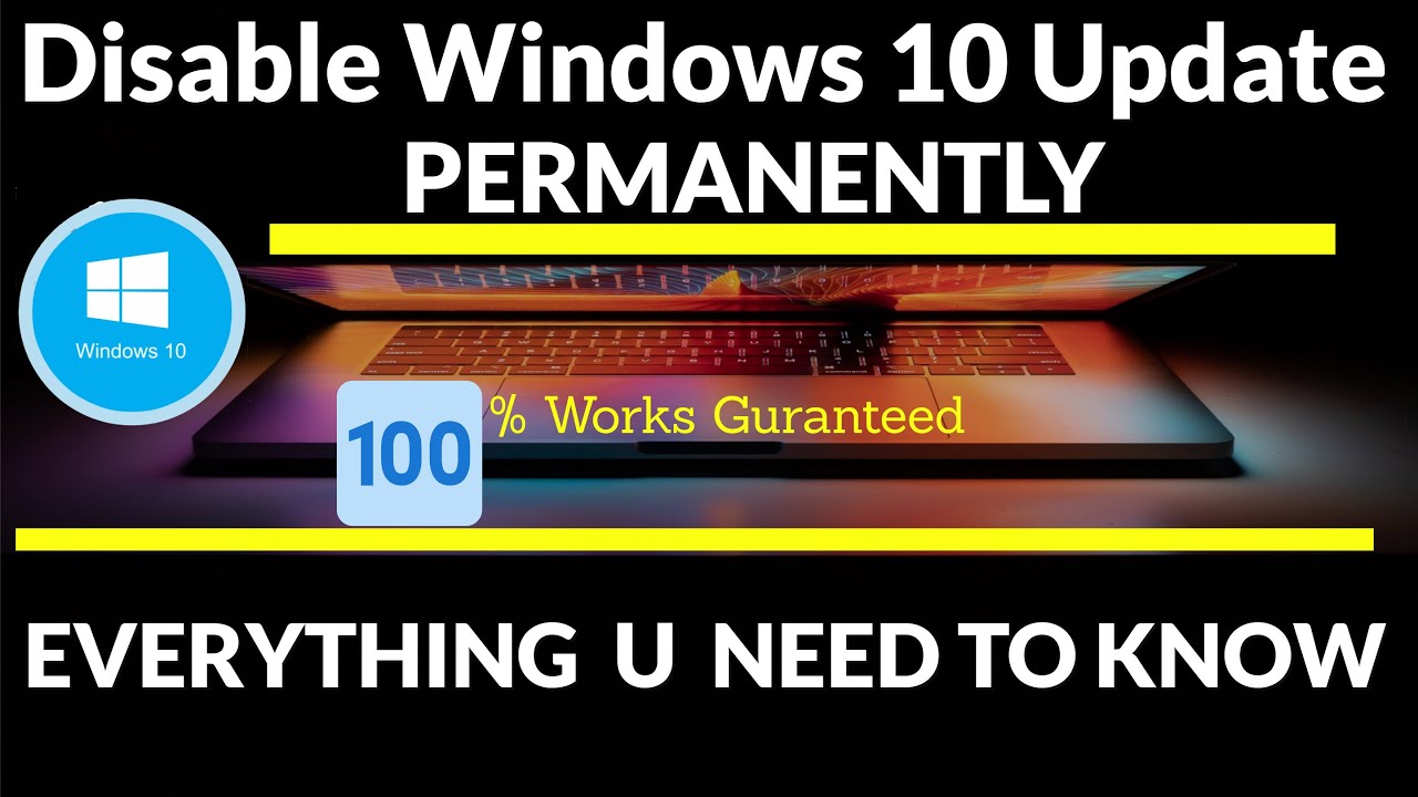 How To Disable Windows 10 Update Permanently - YouTube
