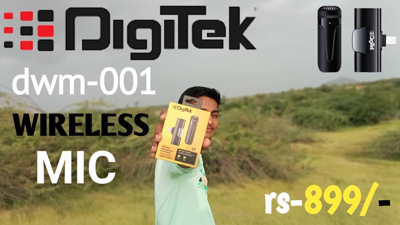DIGITAC DWM 001 WIRELESS MIC || Best wireless mic 2023 || 899/- only ...