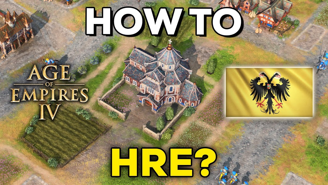 How to Castle Rush with HRE in Season 6 AOE4? - YouTube