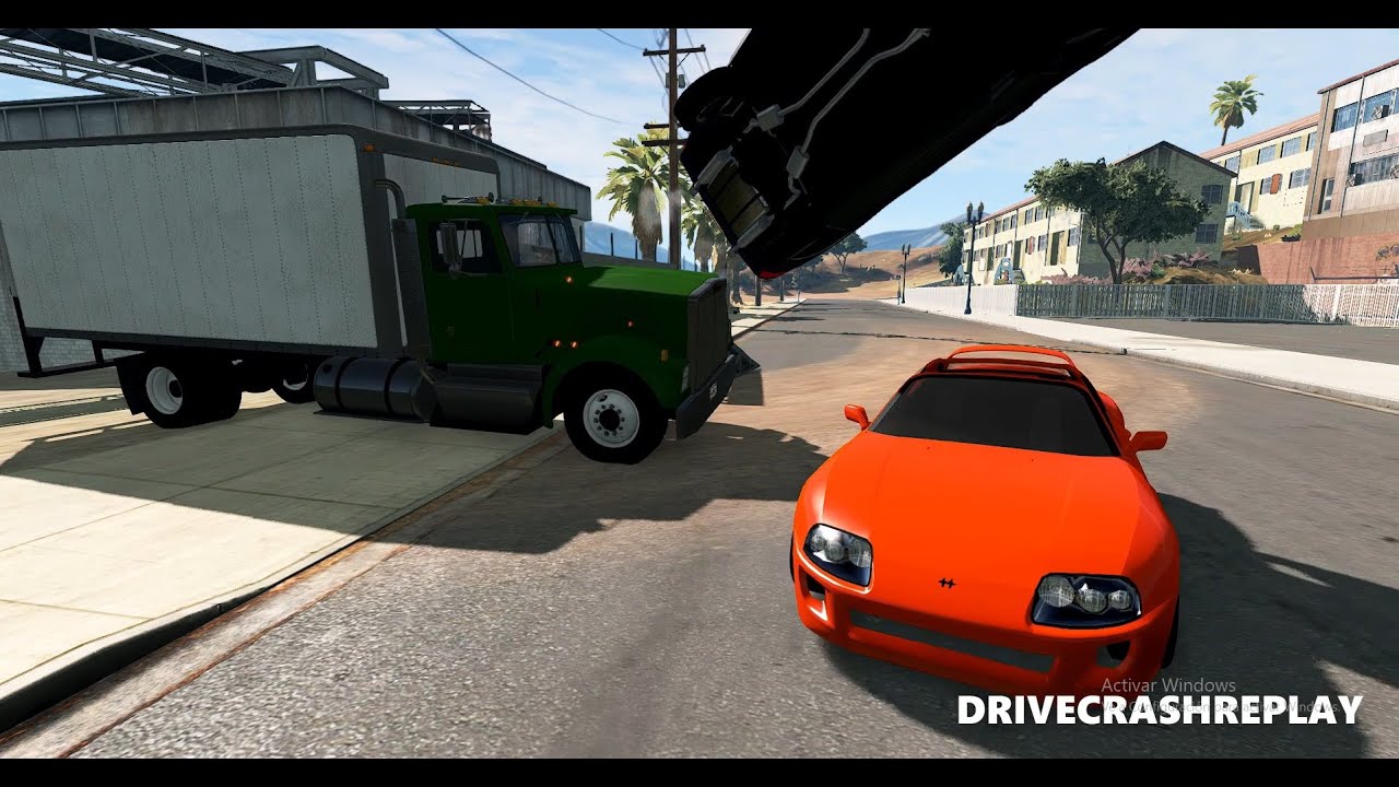 The Fast and The Furious Toretto vs Brian Ending Race | Beam NG ...